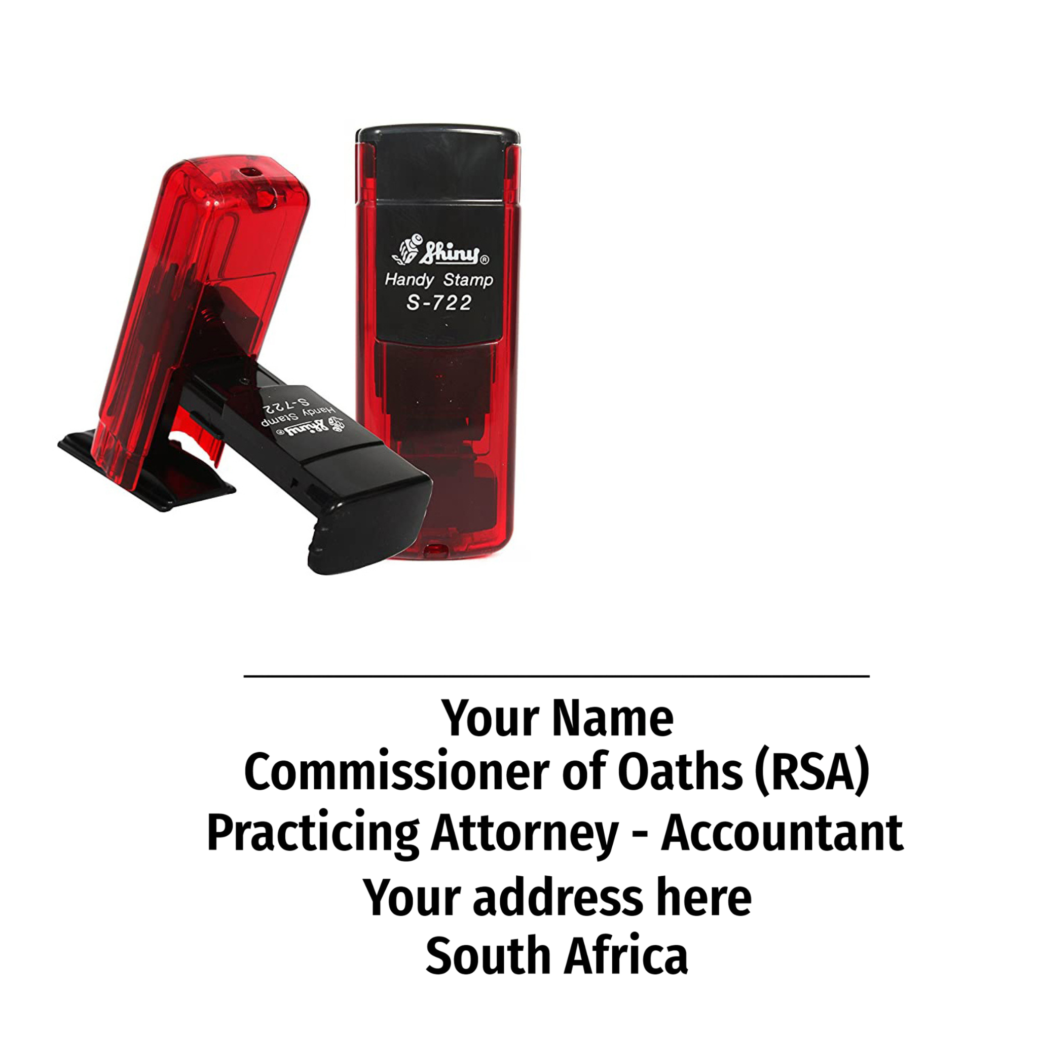Commissioner of Oaths Stamps South Africa - Professional Legal | Stamps-R-Us